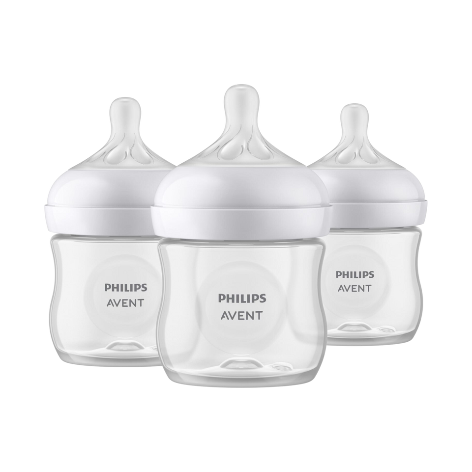 Avent - Natural Bottle - 4oz (3-Pack) | Kido Bebe